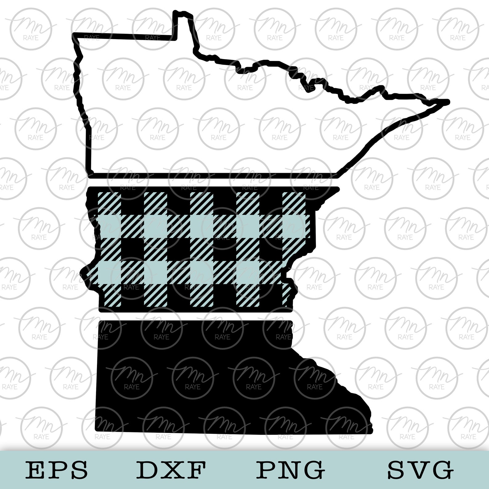 Minnesota Svg MN Svg Plaid Svg Silhouette Svg Png Dxf | Etsy