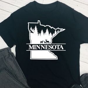 Minnesota State SVG, Nature, Deer, Eagle, Digital Download, Silhouette ...