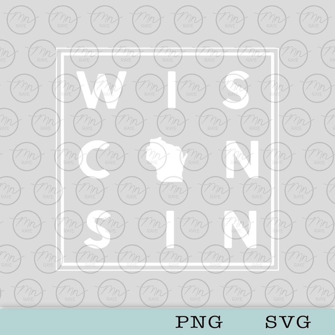 Wisconsin Svg, WI Svg, Outdoor Svg, Nature Silhouette, Svg, Png, WI ...