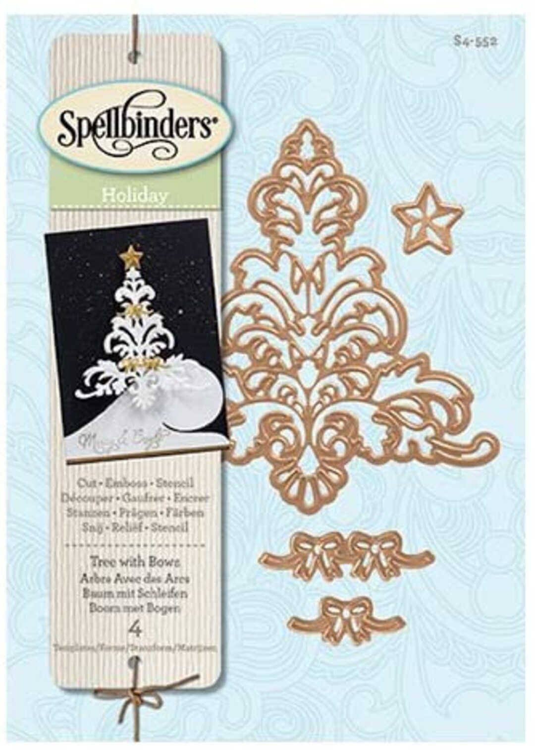 Spellbinders S4-552 Shapeabilities Tree With Bows - Etsy