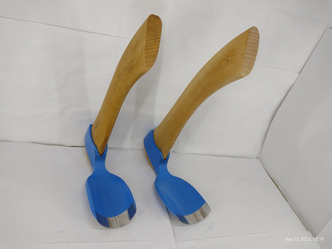 Set of 2 Woodcarving Bowl Adze Woodworking Adzes Small Curved Adze and ...