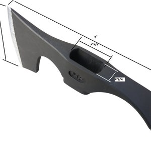 Carbon Steel Axe Adze Head: Bearded Hatchet Two-blade Tool - Etsy