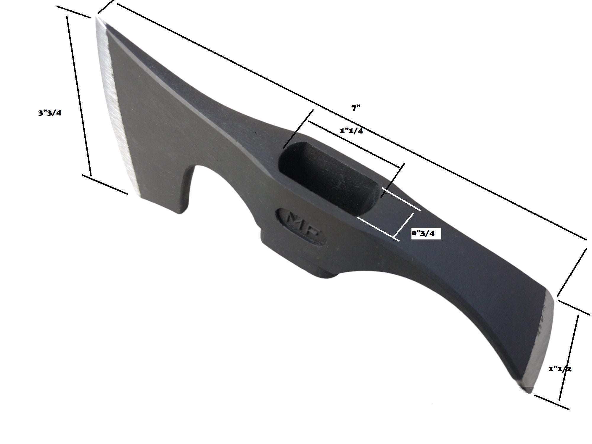 Carbon Steel Axe Adze Head: Bearded Hatchet Two-blade Tool - Etsy
