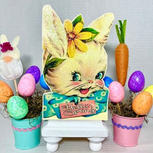 Vintage Easter Standee: Farmhouse Spring Shelf Decor - Etsy