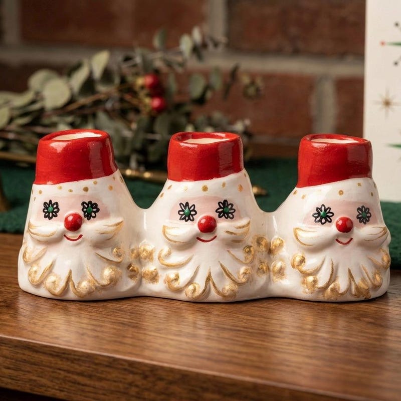 Vintage Mcm Candle Holders - Etsy