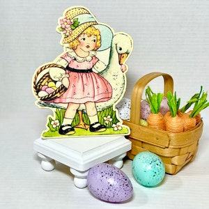 Vintage Easter Standee: Farmhouse Spring Shelf Decor - Etsy