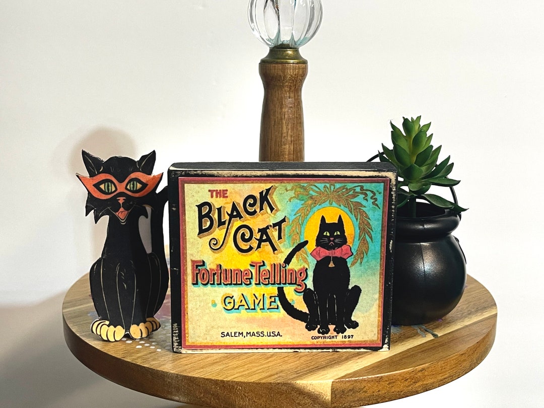 Vintage Halloween Black Cat Decorations Black Cat Halloween Decor