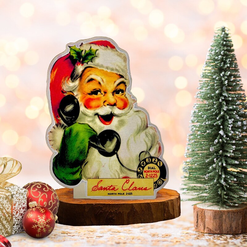 Santa Standee - Etsy