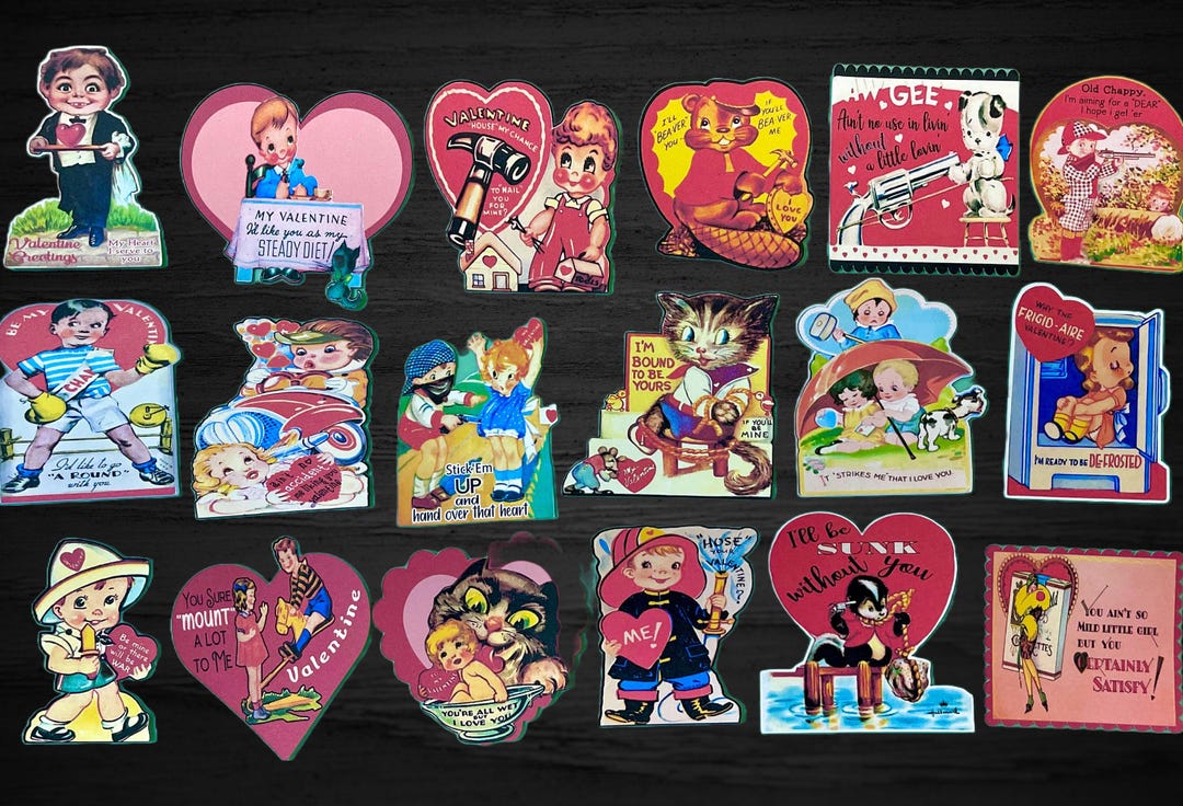 Funny Vintage Adult Valentine Cards, Retro Valentines, Inappropriate ...