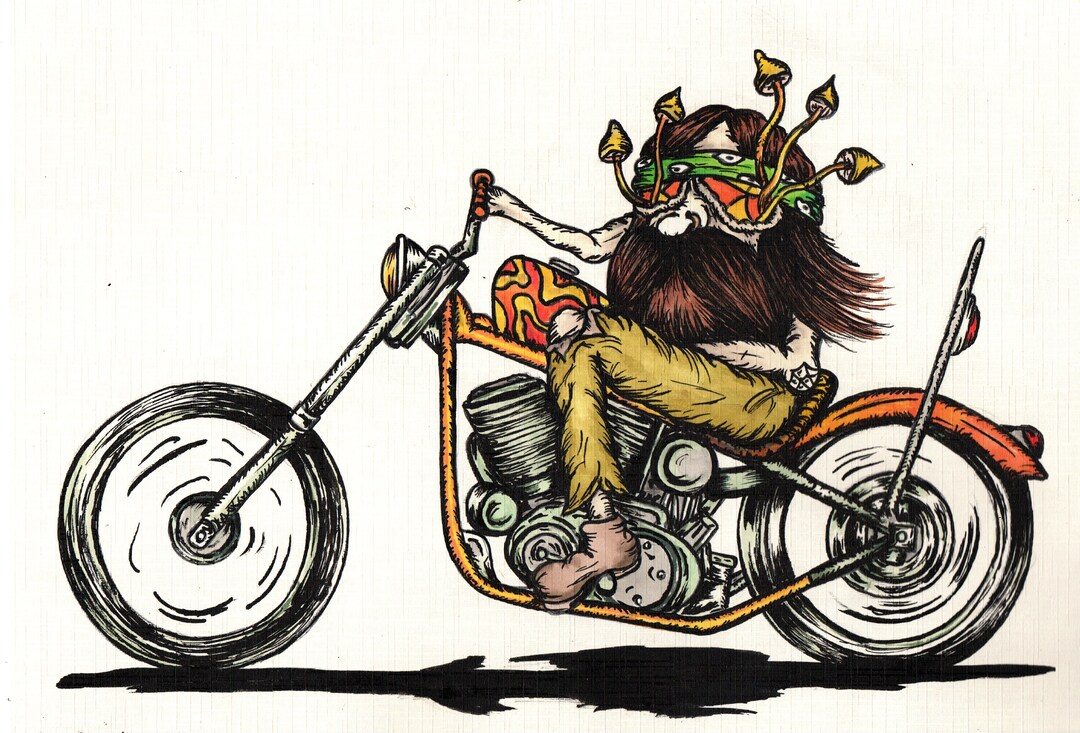 Freak Ride Original Artwork Kustom Kulture Weirdo - Etsy