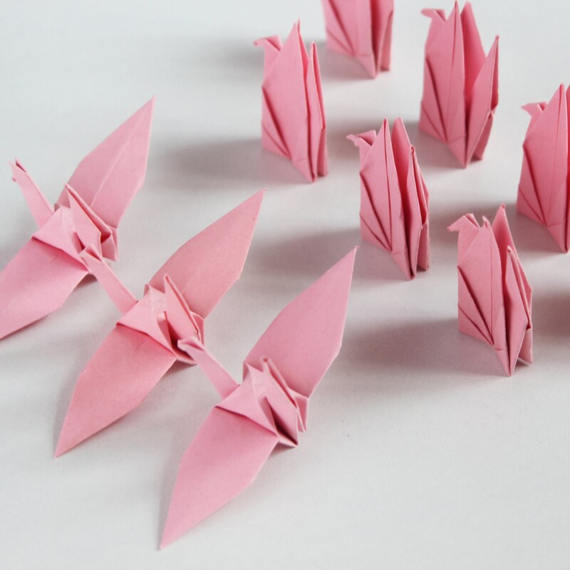 Pink Cranes - Etsy