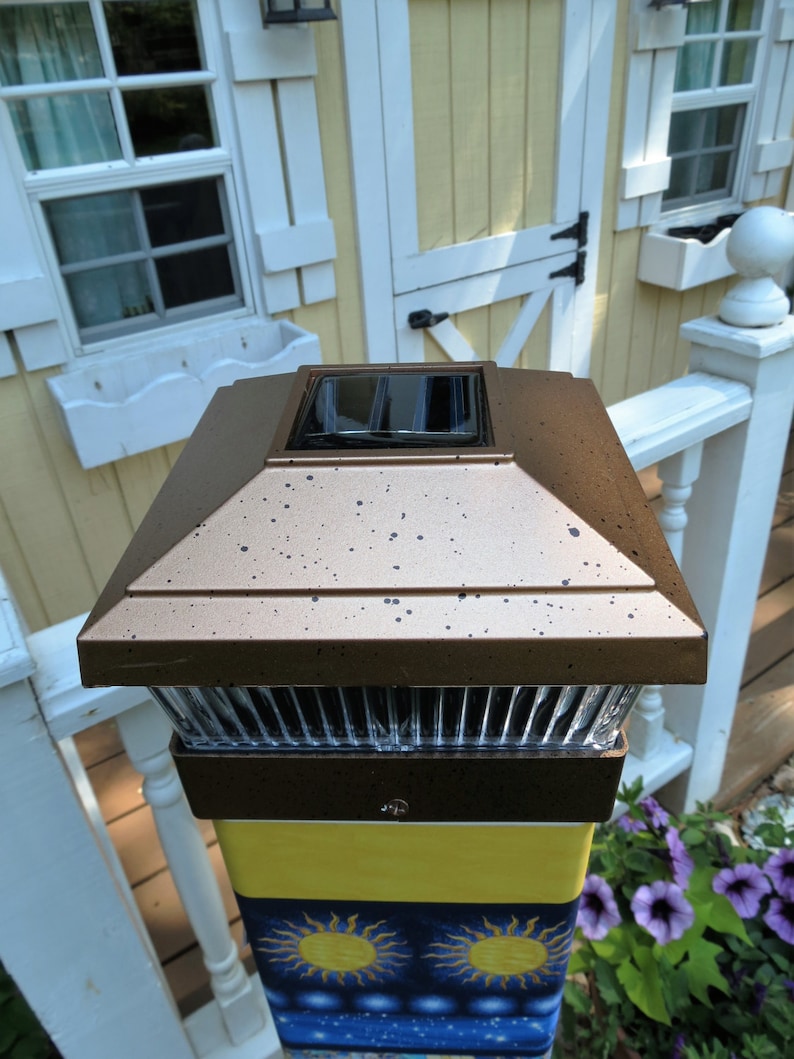 Star Gazing Sun Garden Art Peace Pole With Solar Light 41" - Etsy