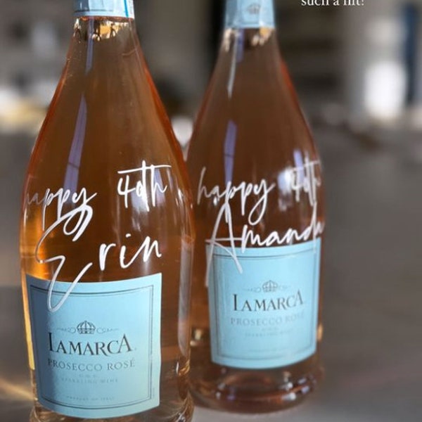 Wine Bottle Decal - Etsy