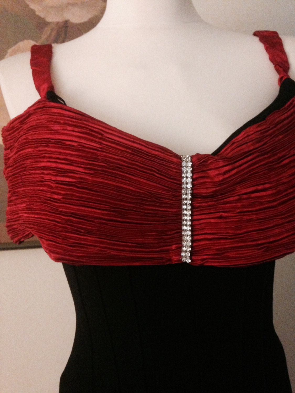 Elegant Red & Black Spandex Jumper With Stir up Leggings - Etsy UK