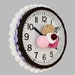 DEZICAKES Ice Cream Shop Cake Clock Cute Decoration Pink Cake W ...