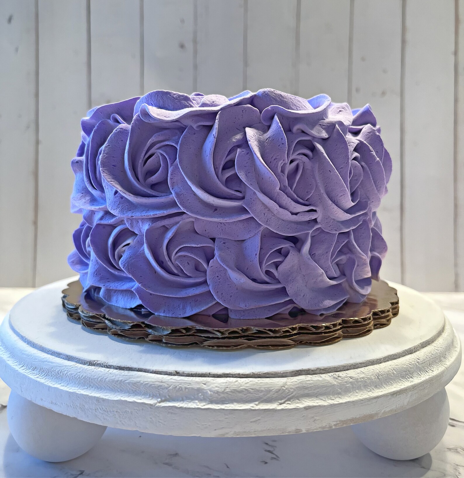 DEZICAKES Fake Cake Lavender Purple Rosette Cake Prop Decoration Dezicakes - Etsy