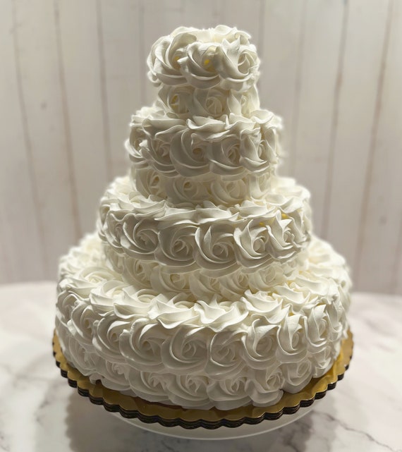 Rosette Wedding Cake
