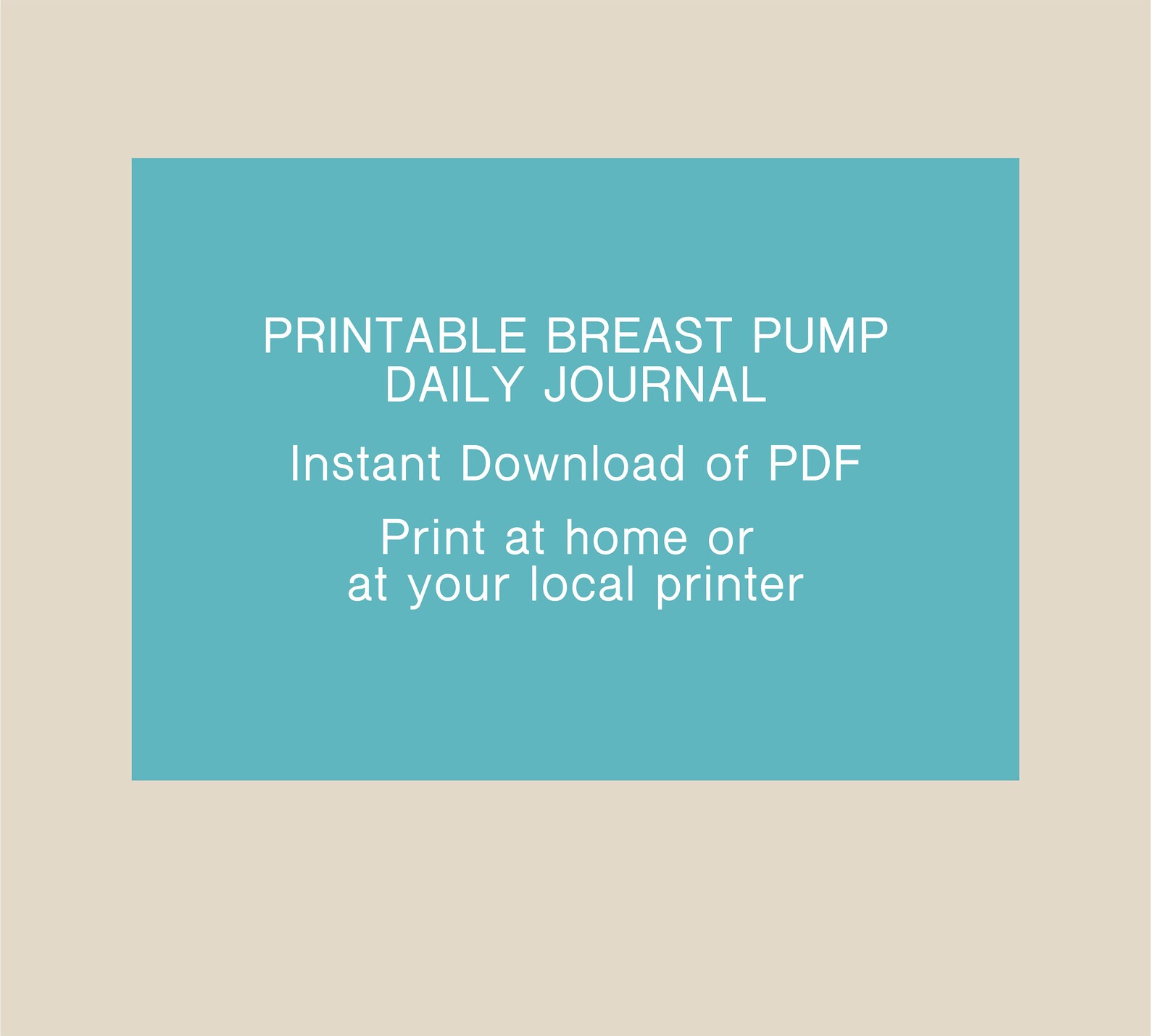 Breast Pump Tracker, PRINTABLE, Pumping Daily Tracker, INSTANT DOWNLOAD ...