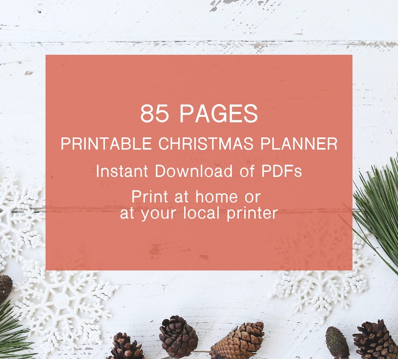 Christmas Planner Printable, INSTANT DOWNLOAD, Holiday Planner, Xmas ...