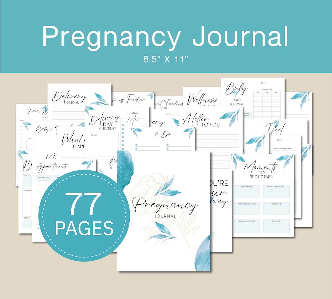 Pregnancy Planner, Printable Pregnancy Planner, INSTANT DOWNLOAD ...