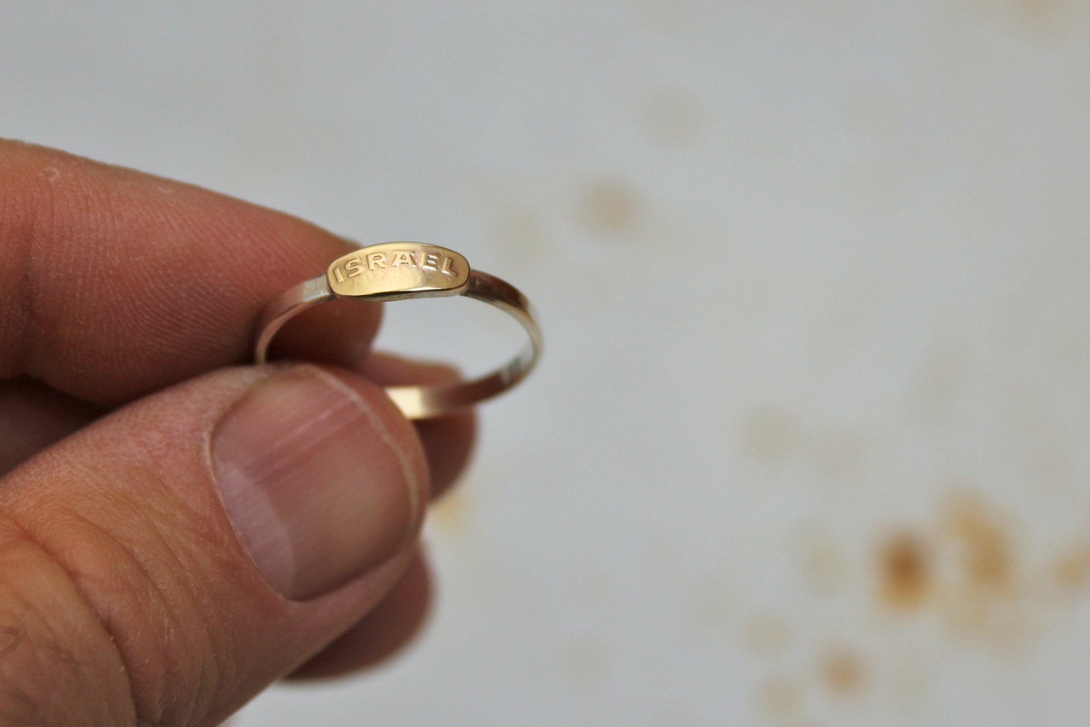 Israel Jewelry Judaica Ring Gift From Israel Made in Israel | Etsy