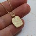 Emblem of Israel 14k Solid Gold Coin Necklace Israeli Menorah Pendant ...