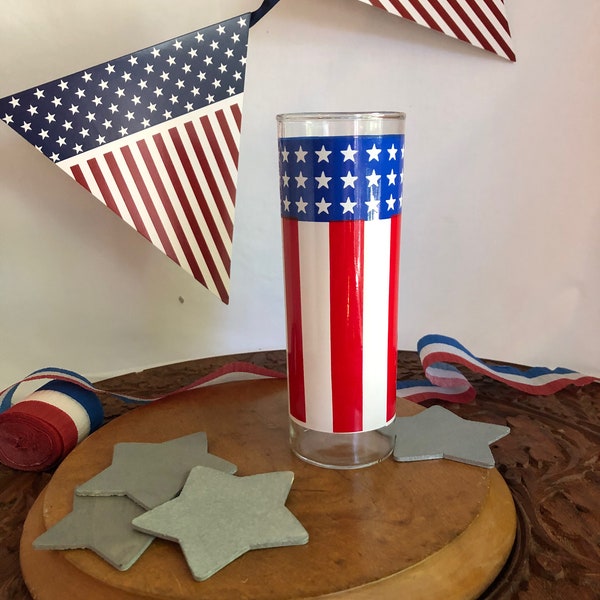 Patriotic Glassware - Etsy