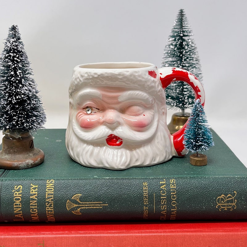 Vintage Santa Mugs - Etsy