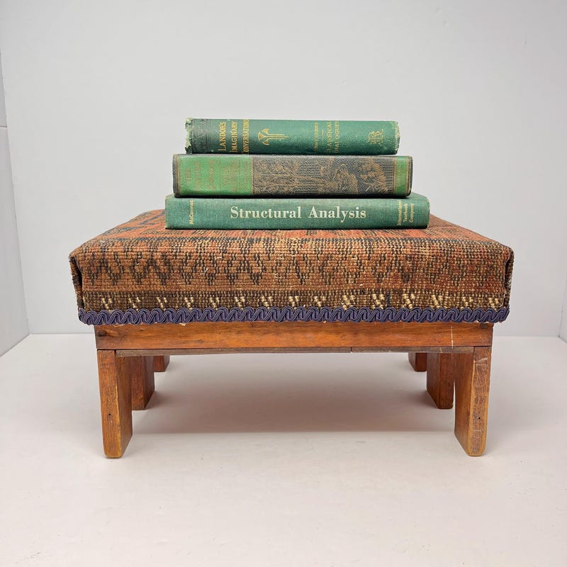 Wooden Footstool - Etsy