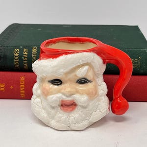 Vintage Santa Face Mug - Etsy