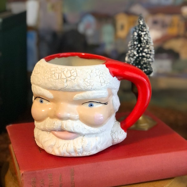 Santa Face Mug - Etsy