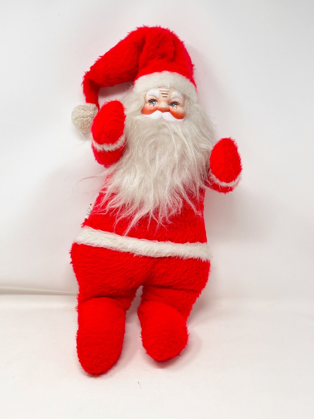 Vintage Beloved Toys Plush Santa Doll - Etsy
