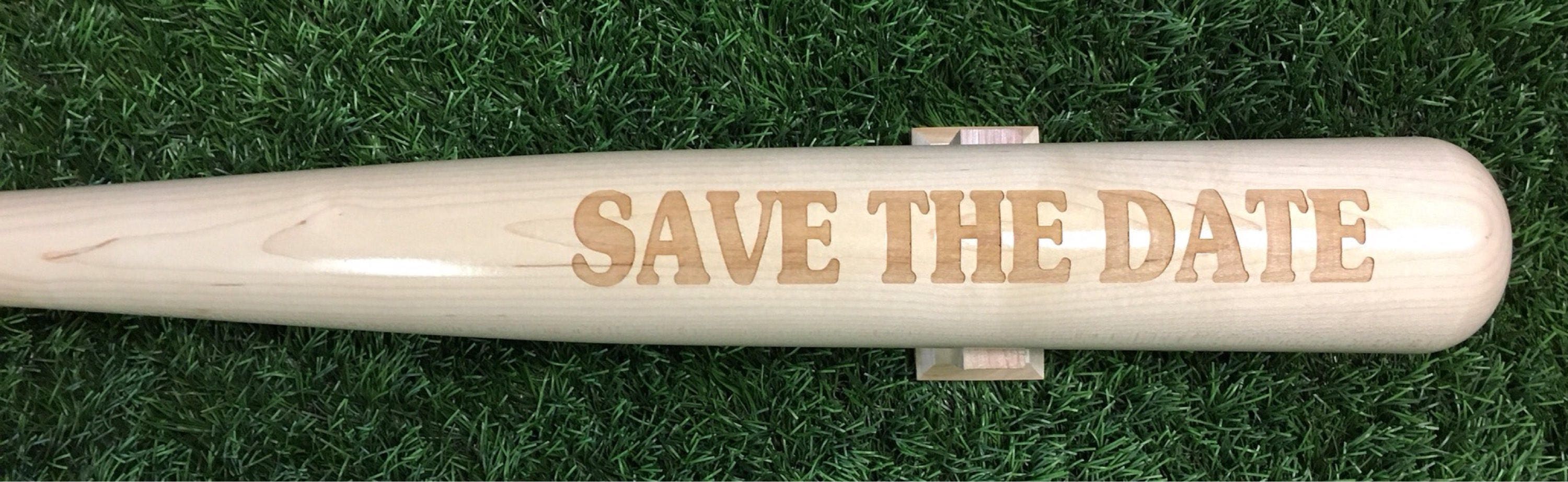 Baseball Bat Custom Engraved Maple Wood Bat with Picture & - Etsy 日本