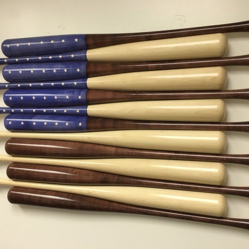 Rustic Baseball Bat American Flag Made With 30 Inch Bats | Etsy