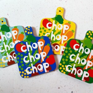 Chop Chop Melamine Chopping Board With Vegetable Design - Made in the ...