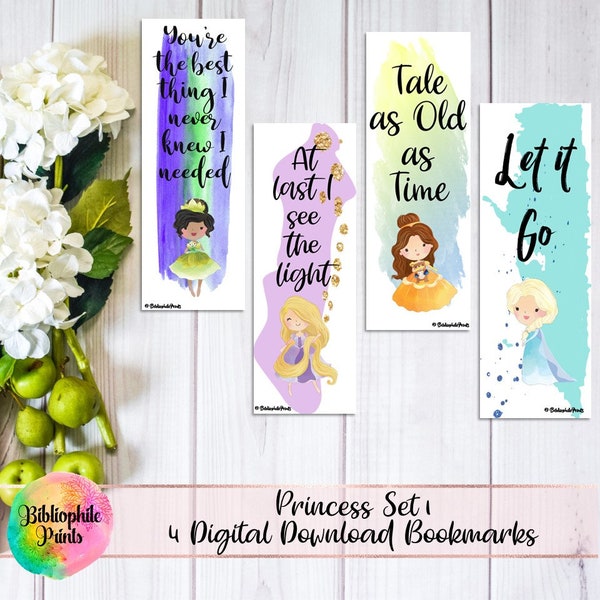 Princess Bookmark - Etsy