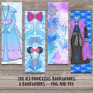 The Ice Princesses Bookmarks Digital Bookmarks Digital Download ...