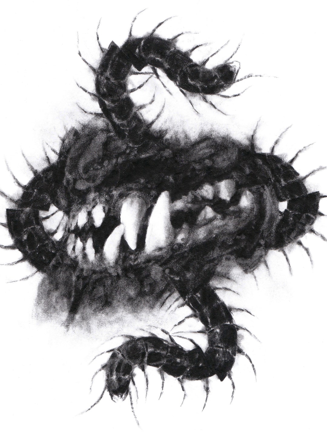 Original Drawing 4x5 Inches Rot - Etsy