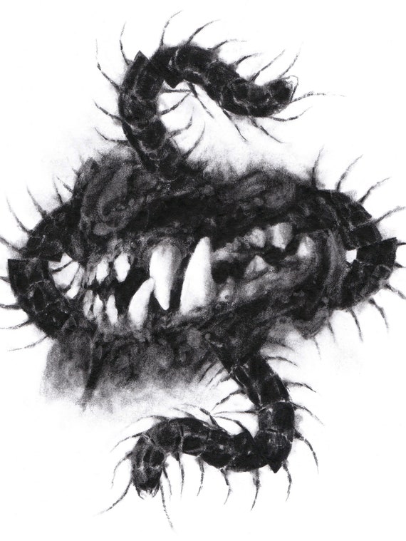 Original Drawing 4x5 Inches Rot | Etsy