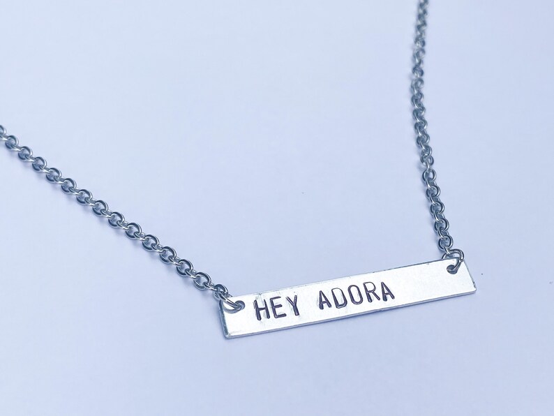 Hey Adora She-ra Princesses Inspired Hand-stamped Necklace - Etsy
