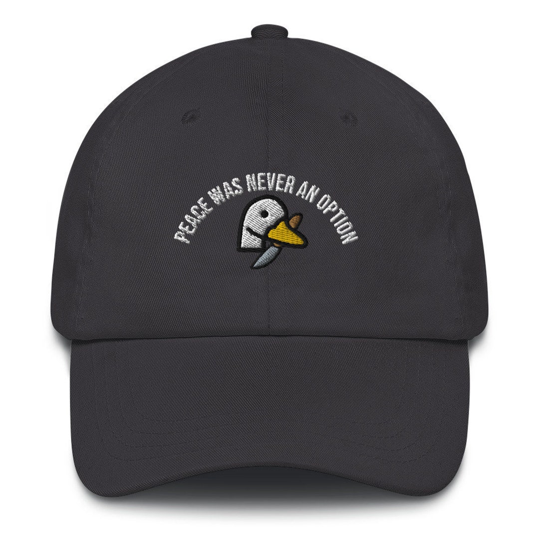 Goose Embroidered Hat, Peace Was Never an Option, Goose Hat, Untitled ...