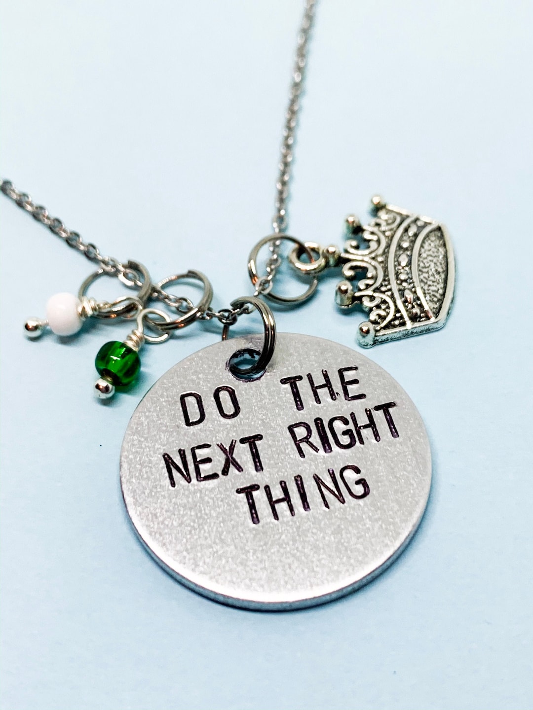 Disney Frozen 2 Anna Inspired Hand-stamped Necklace do the Next Right ...