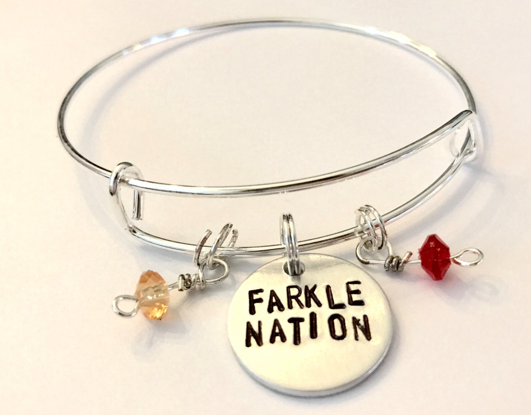 Girl Meets World Inspired Hand-stamped Bangle farkle Nation - Etsy