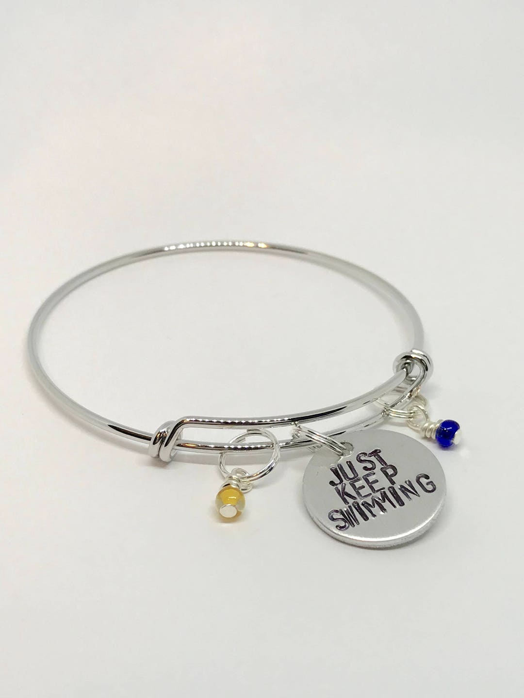 Finding Nemo Dory Inspired Hand-stamped Bangle Bracelet just Keep ...