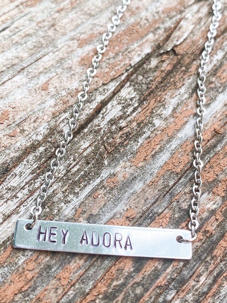 Hey Adora She-ra Princesses Inspired Hand-stamped Necklace - Etsy