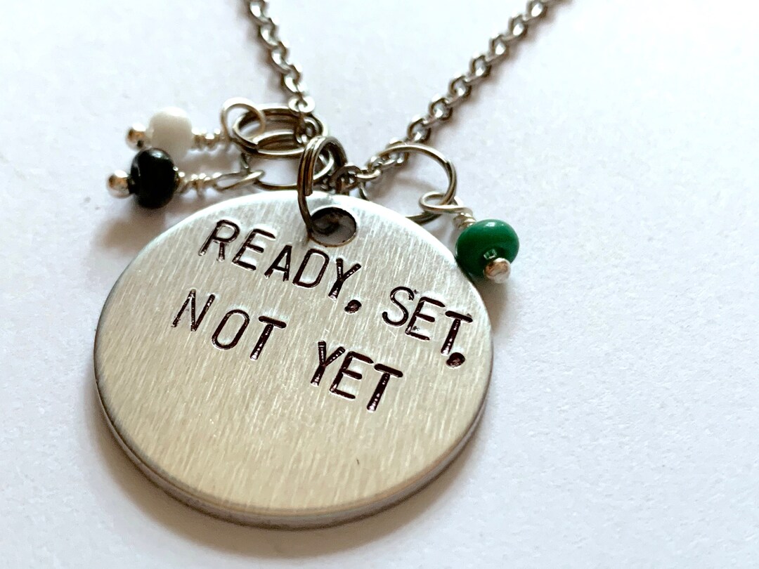 Ready, Set, Not yet Necklace Inspired by Beetle Juice - Etsy