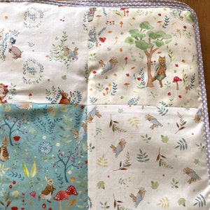 NEW Peter Rabbit Patchwork Quilt Unique Gift Idea - Etsy UK