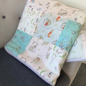 Peter Rabbit and Friends Patchwork Quilt Handmade Gift Idea - Etsy