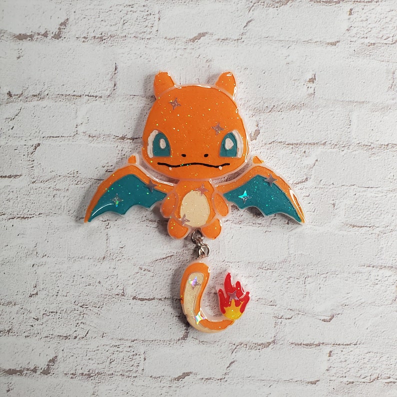 Pokemon Charizard Keychain/magnet - Etsy