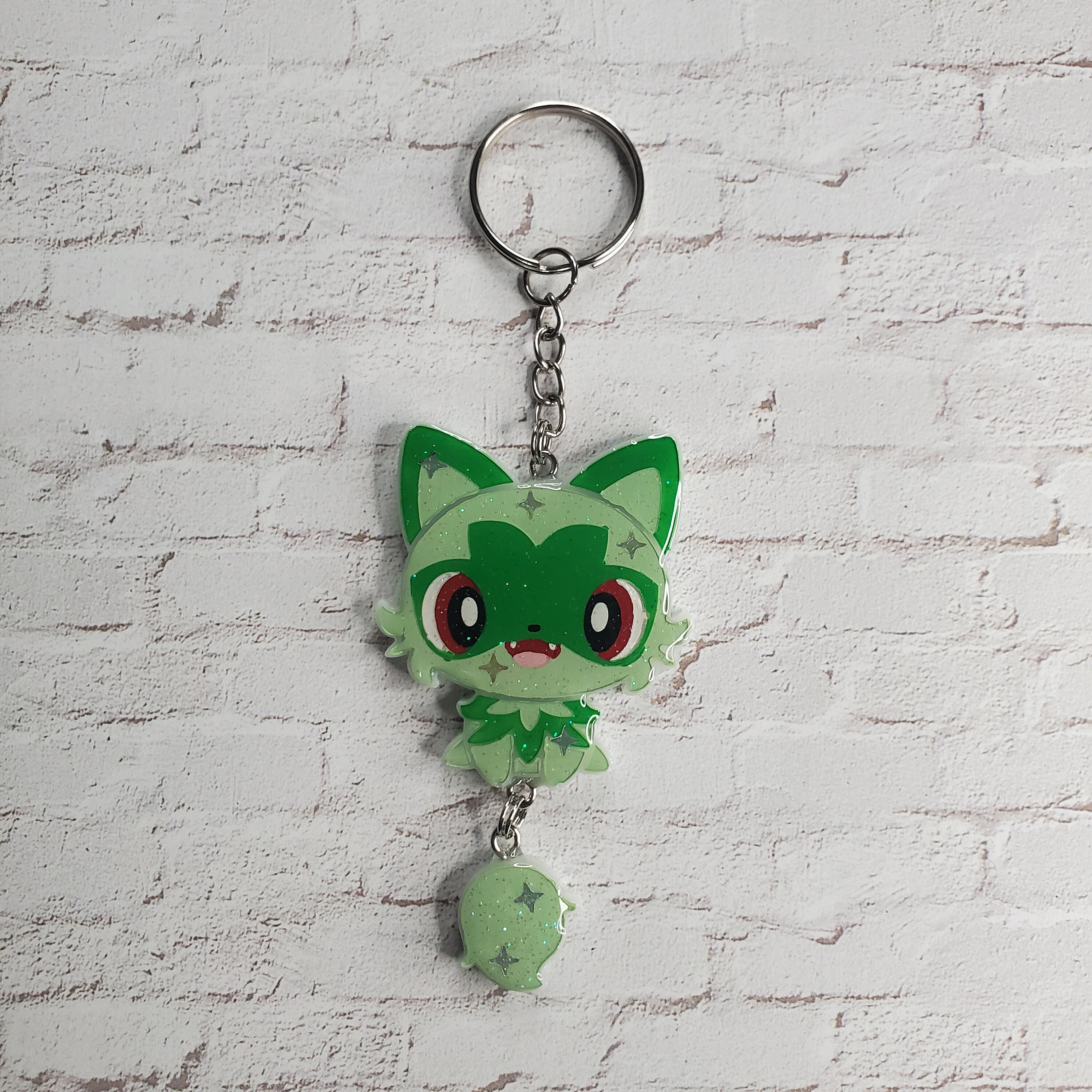 Pokemon Sprigatito Keychain/magnet - Etsy